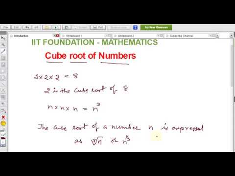 Cube root of Numbers