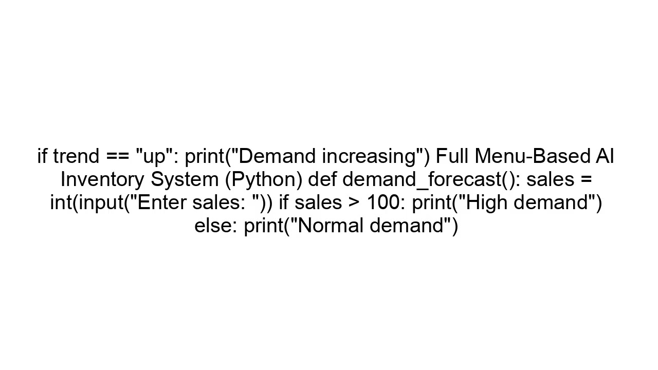 AI in Inventory Management Explained | Smart Stock Optimization Systems