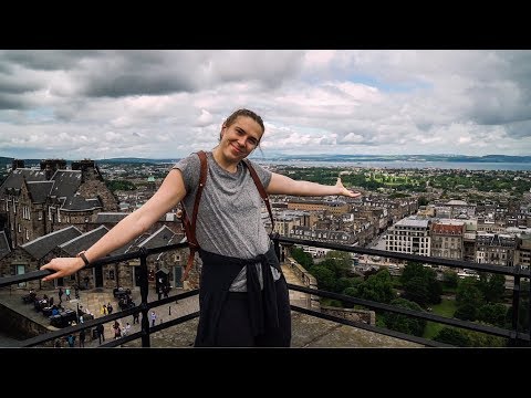 we went to EDINBURGH (how do you pronounce that?)!