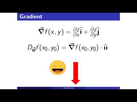 2.3) Gradient Descent and Directional Derivatives