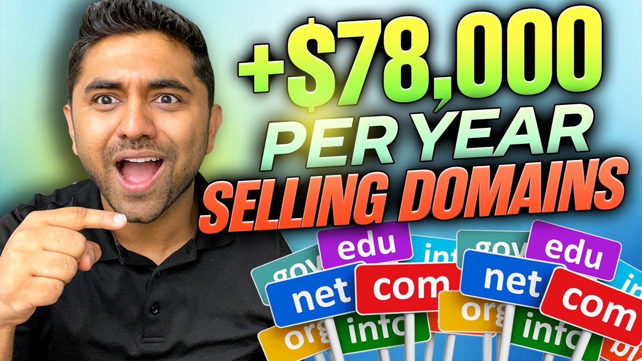 How I Make $70,000 PER YEAR Selling Domain Names?