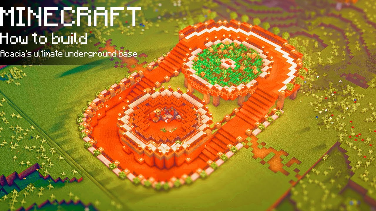 Minecraft : How to build Acacia's ultimate underground base | Minecraft ...