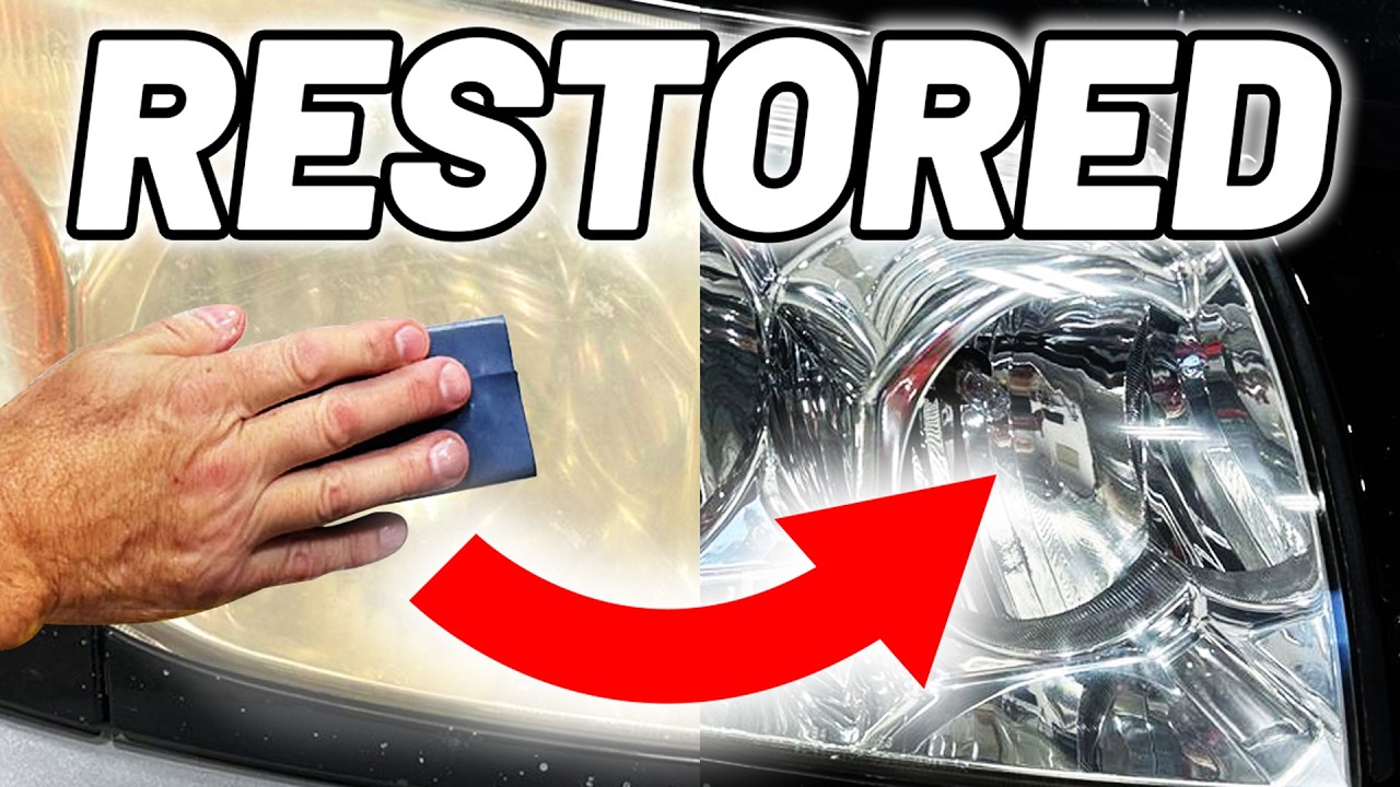 How to Restore Headlights via Hand Sanding