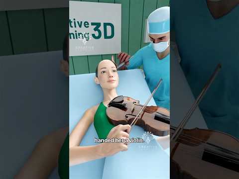 Woman played the violin during brain surgery! 😱 #short #viralvideo - Creativelearning3d