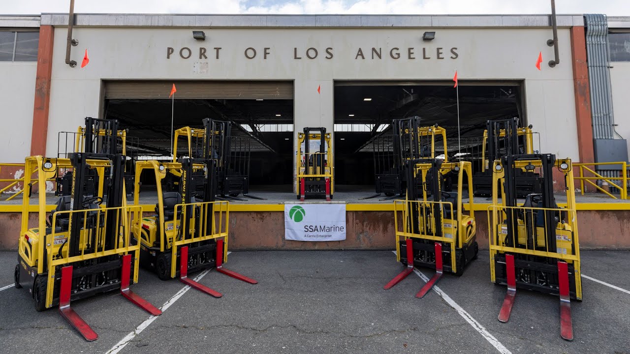 SSA Marine Deploys 100% Zero-Emissions Cargo Handling Equipment at the Port of Los Angeles