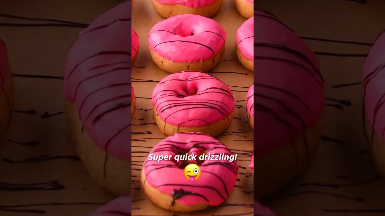 Donut chocolate drizzle #shorts