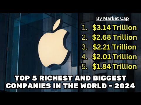 Top 5 Biggest And Richest Companies in The World - 2024 By Market Cap This Is Going To Shock You.