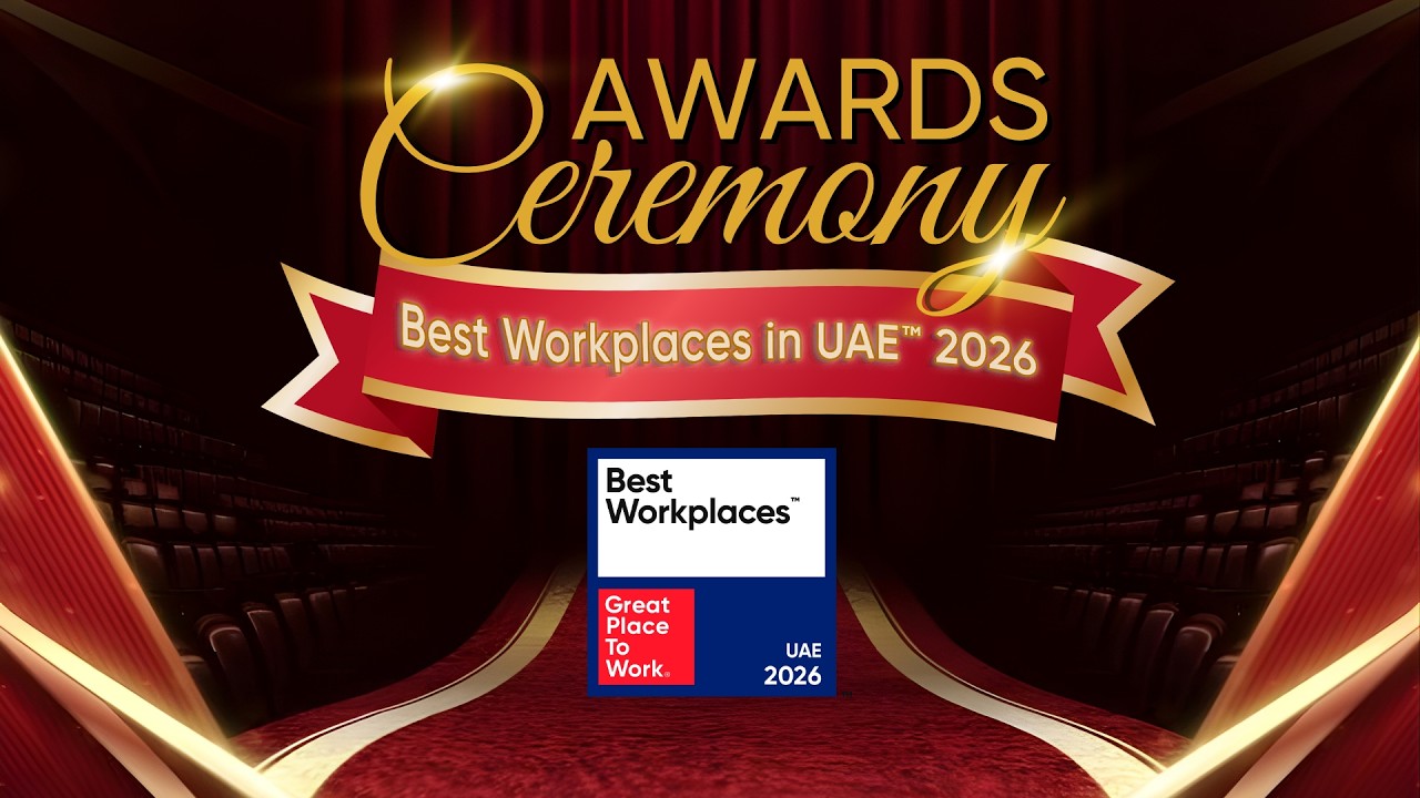 Best Workplaces in UAE™️ 2026 by Great Place to Work®️ Middle East