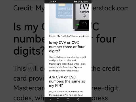 what is the difference between CVV or CVC credit card watch full video in detail