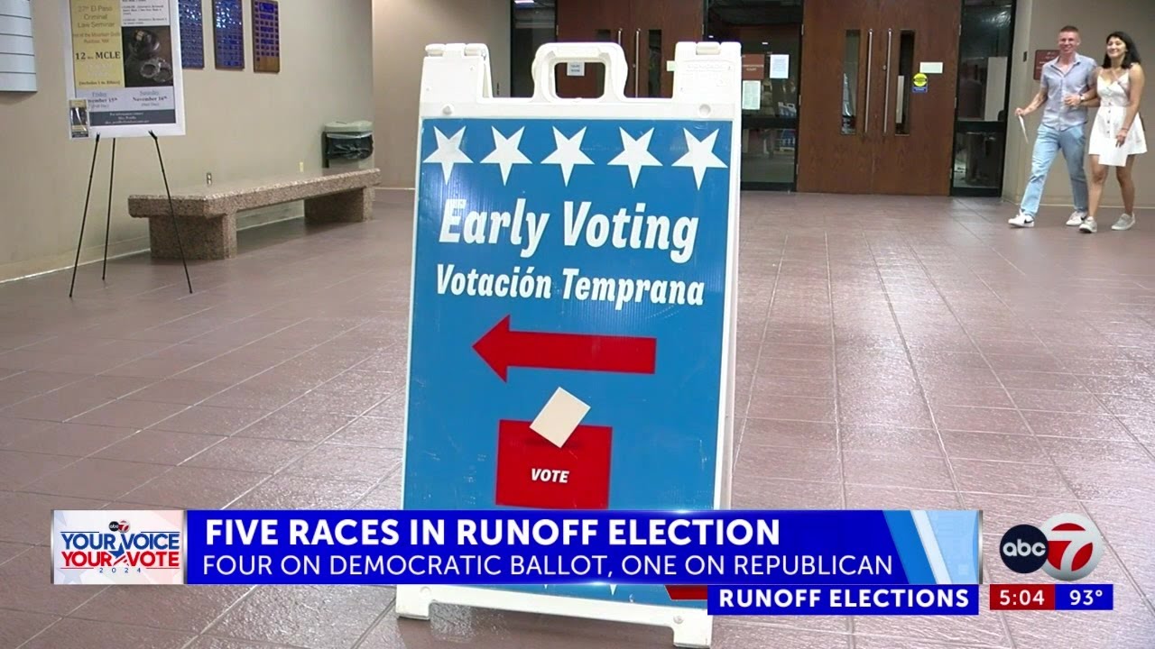 Early voting period for May 2024 Primary Runoff Election this week
