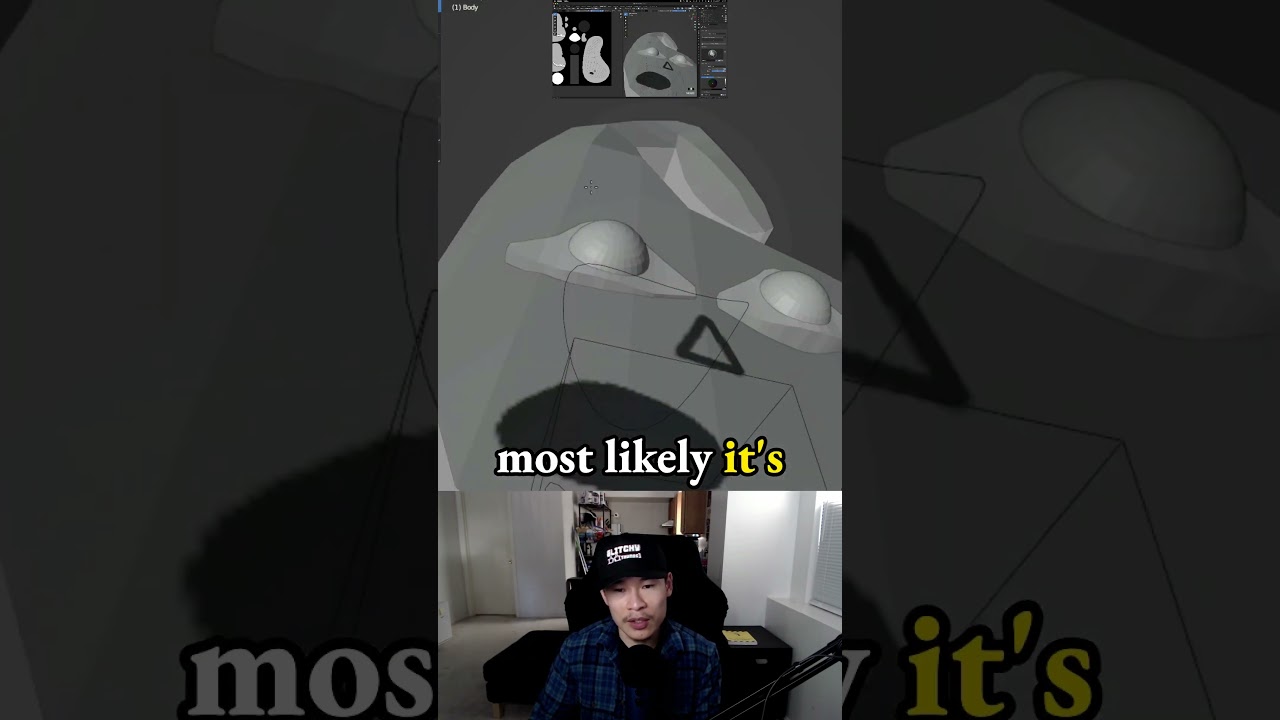 Softer or harder brush via falloff. Texture Paint in low poly character in Blender - 1.3: Hershey’s