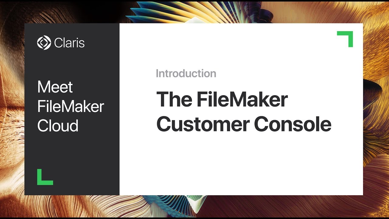 FileMaker Customer Console