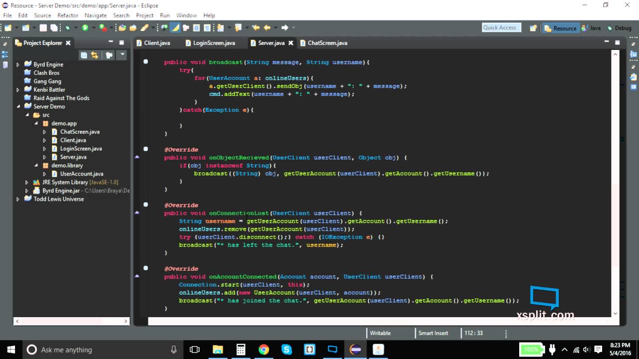 How to Create a Java Chat Server for Beginners Using Byrd Engine