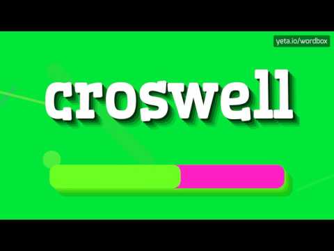 CROSWELL - HOW TO PRONOUNCE IT!?