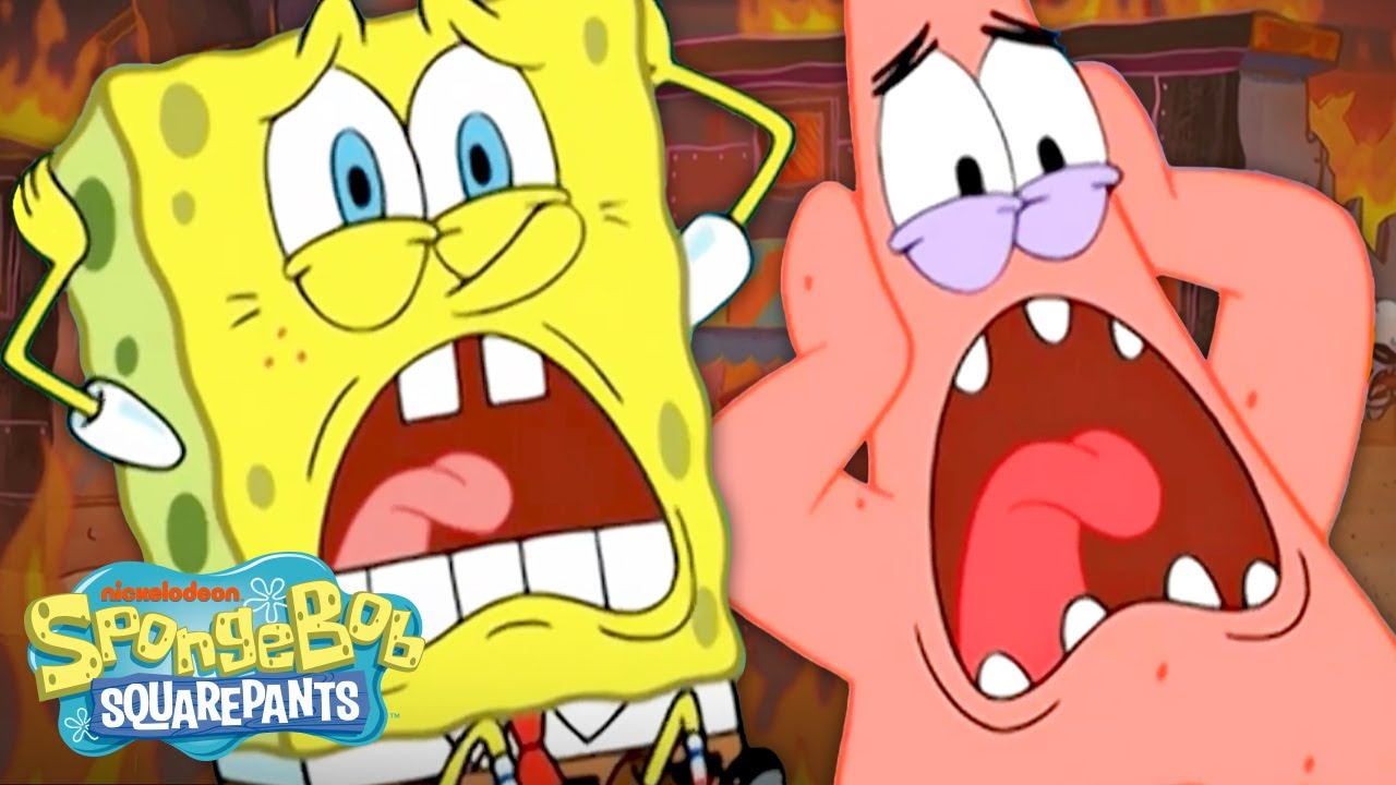 41 MINUTES of SpongeBob & Patrick SCARED 🫣 | SpongeBob