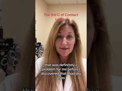 Contact lens discomfort can be a sign of something bigger