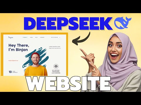 Create Responsive Portfolio Website Using DeepSeek AI | No Coding Needed🚀