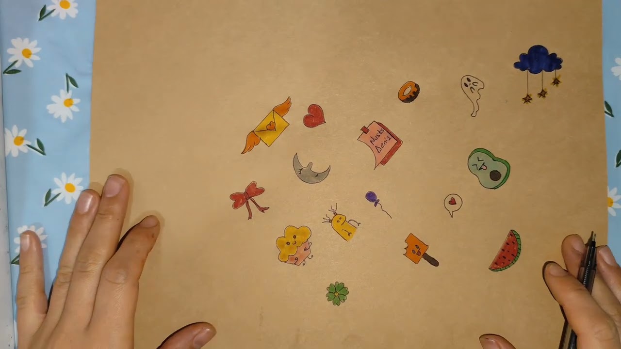 50 Cute Doodle Ideas for When You're Bored at School | Easy Beginner Doodles