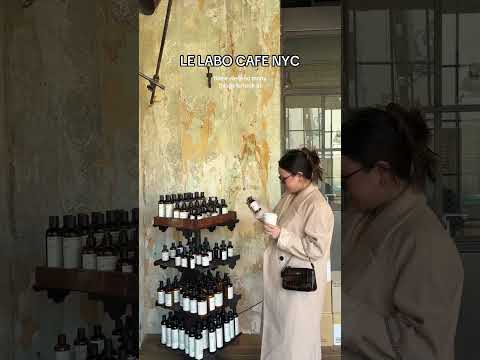 if you’re exploring New York City, go and check out the LABO Fragrances cafe in williamsburg! Grab a