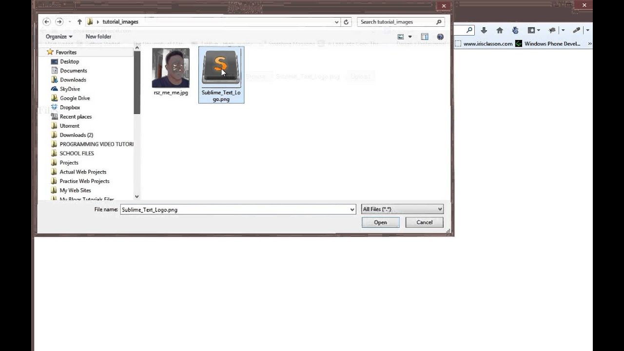 Php File upload Tutorial - Part1 - Introduction