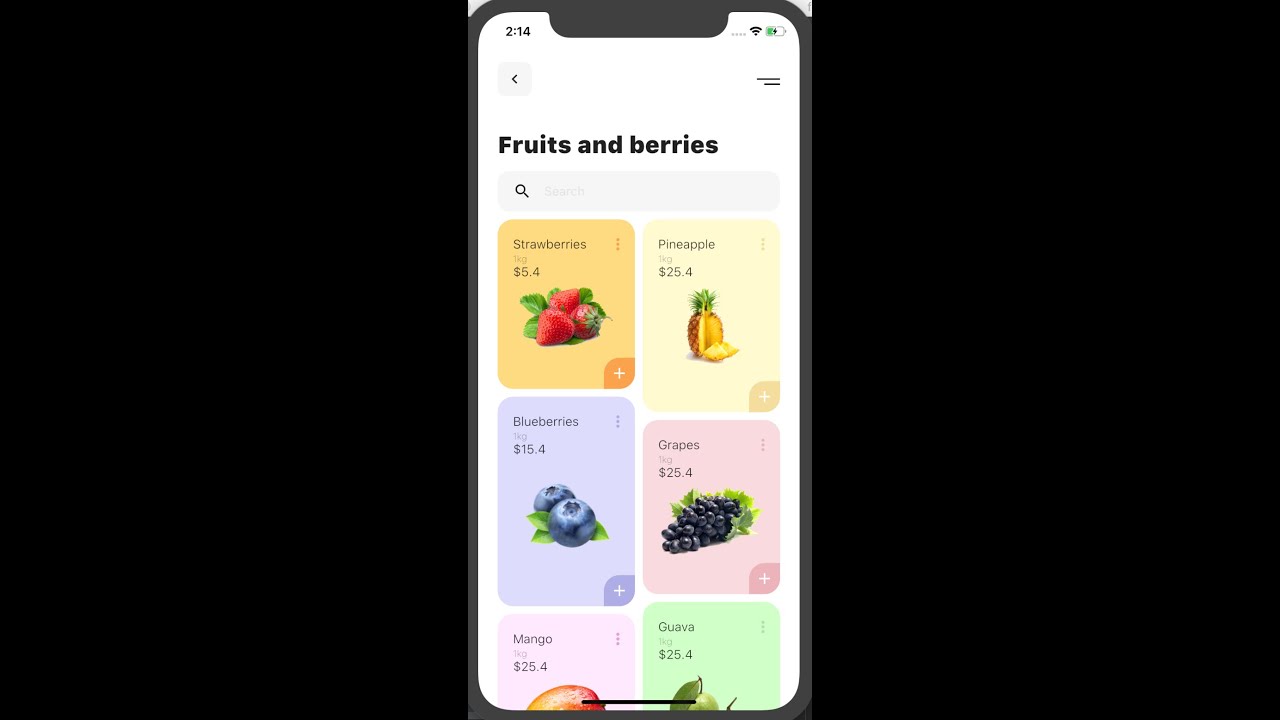 Fruit Shop || Ecommerce FLutter UI
