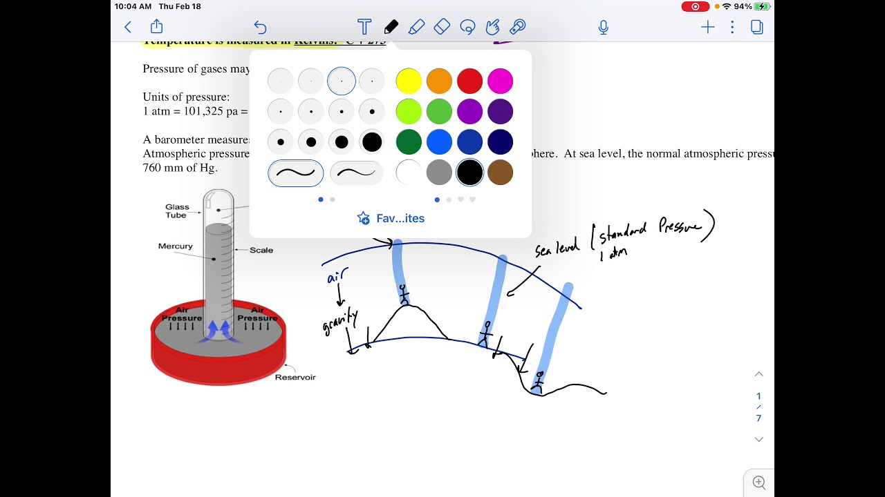 Gas Unit Notes Lesson 1 - Pressure