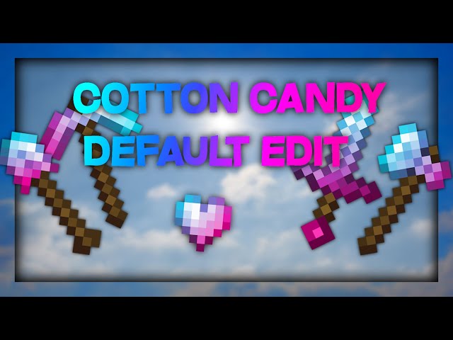 Cotton candy default edit Minecraft Texture Pack