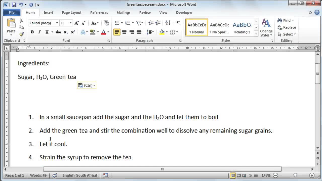 CAT 10 Word Processing Office - 10 Basic Editing