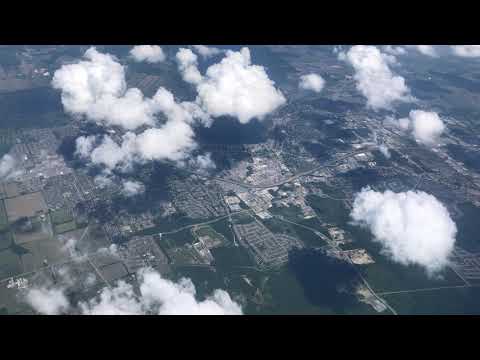 ONTARIO, CANADA 2019 - TORONTO AREA (VIEW FROM AIRPLANE)