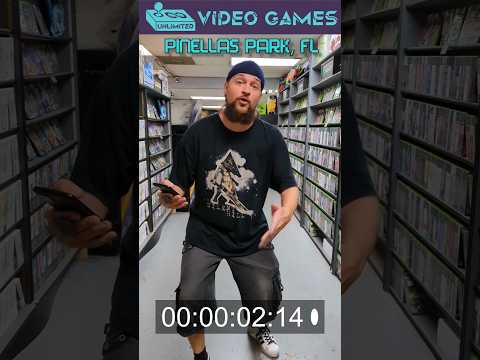 INSANE one minute GAME STORE TOUR!