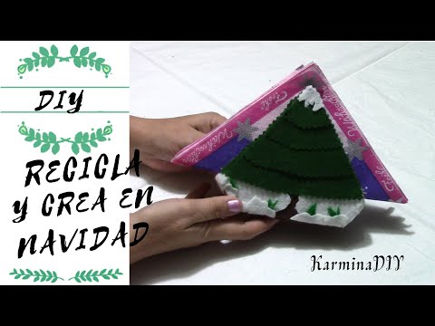 Servilletero navideño: instrucciones paso a paso | Manualidades