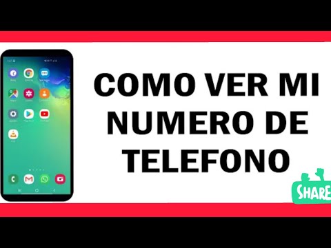 Como Ver Tu Numero De Telefono 📲📱 #smartphone