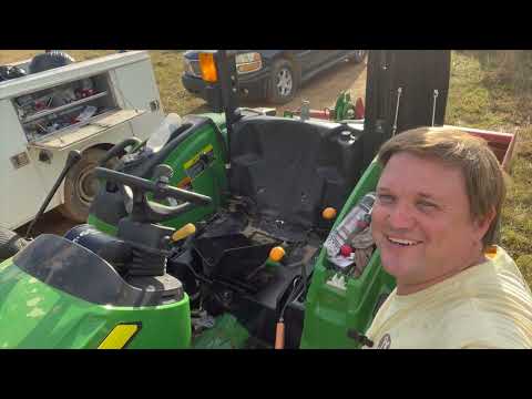 Hydraulic Leak on John Deere 4044m & Change Hydraulic Oil and Filters