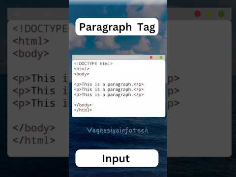 HTML Paragraph Tag Explained | How to Use p Tag in HTML?