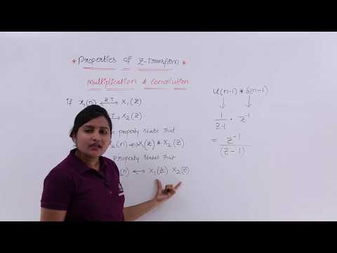 Multiplication and Convolution Property of Z-Transform Video Lecture - Crash Course (English ...