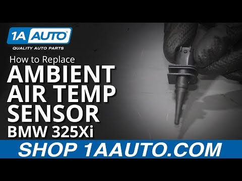 How to Replace Ambient Air Temp Sensor 97-06 BMW 325Xi
