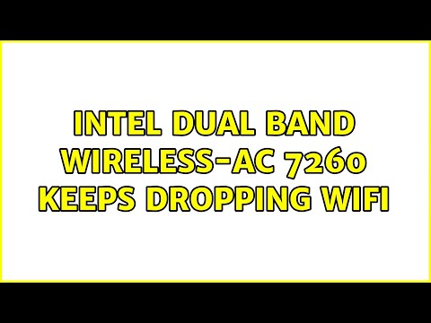 Ubuntu: Intel Dual Band Wireless-AC 7260 keeps dropping wifi