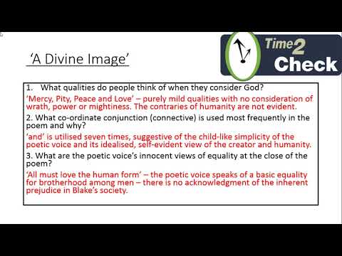 William Blake: 'A Divine Image' and interim mini assessment