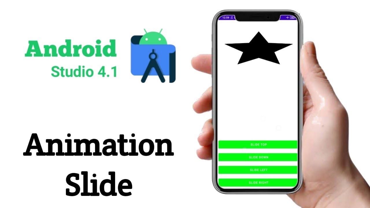 Tutorial Animation Slide in Android Studio 4.1