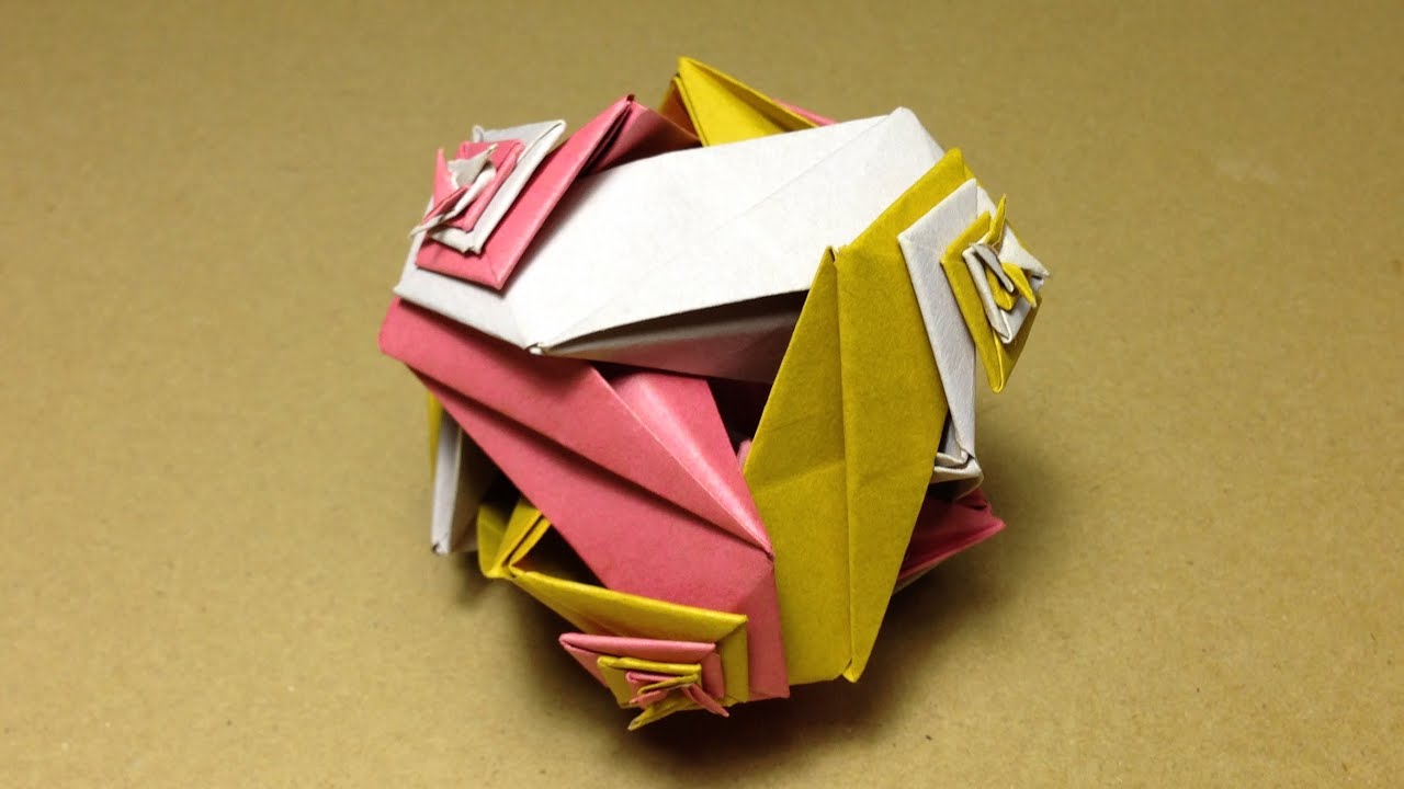 Modular Origami / KNITTED BALL / Instructions / Tutorial