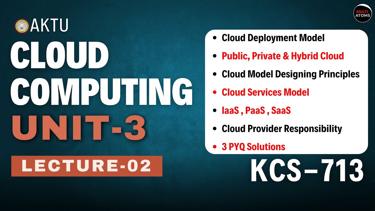 Lec- 3.2 | Cloud Computing | Unit-3 | KCS-713 | Cloud Computing Aktu | Aktu Exams | 4th Year B-Tech