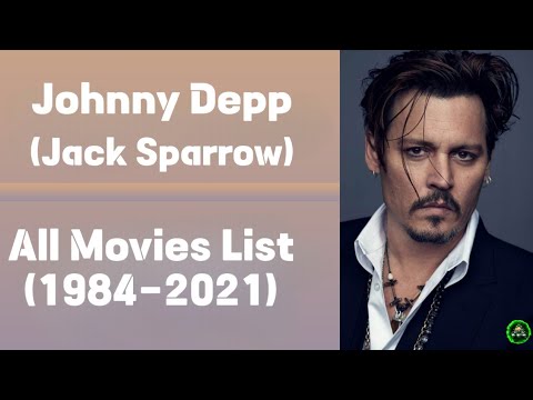 Johnny Depp All Movies List (1984-2021) #piratesofcarribean #publicenemies #darkshadows#secretwindow