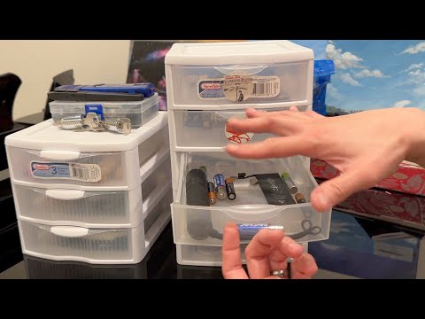 Sterilite 5 Drawer Desktop Storage White Clearview 20758004 B009YMVX1A Best organization tool!