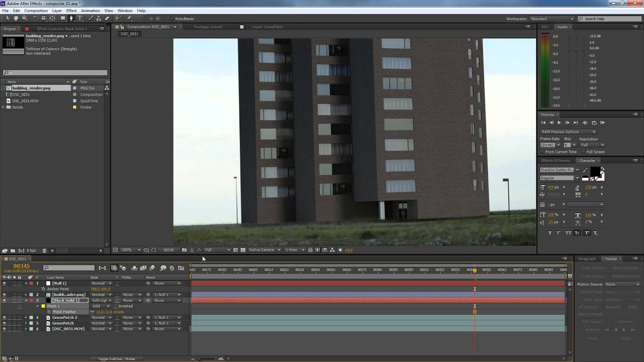 Compositing A Custom Set Extension | Adobe After Effects Tutorial
