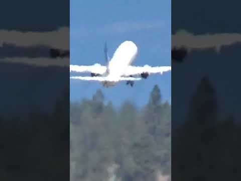 United Air Lines Take Off Spokane International Airport! Busy Day! Jeff Parker @pyro8455 #shorts