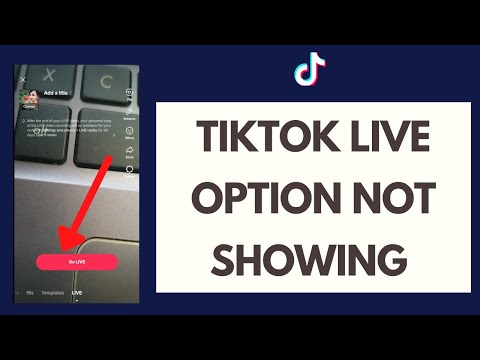 How to Fix TikTok Live Option Not Showing Up