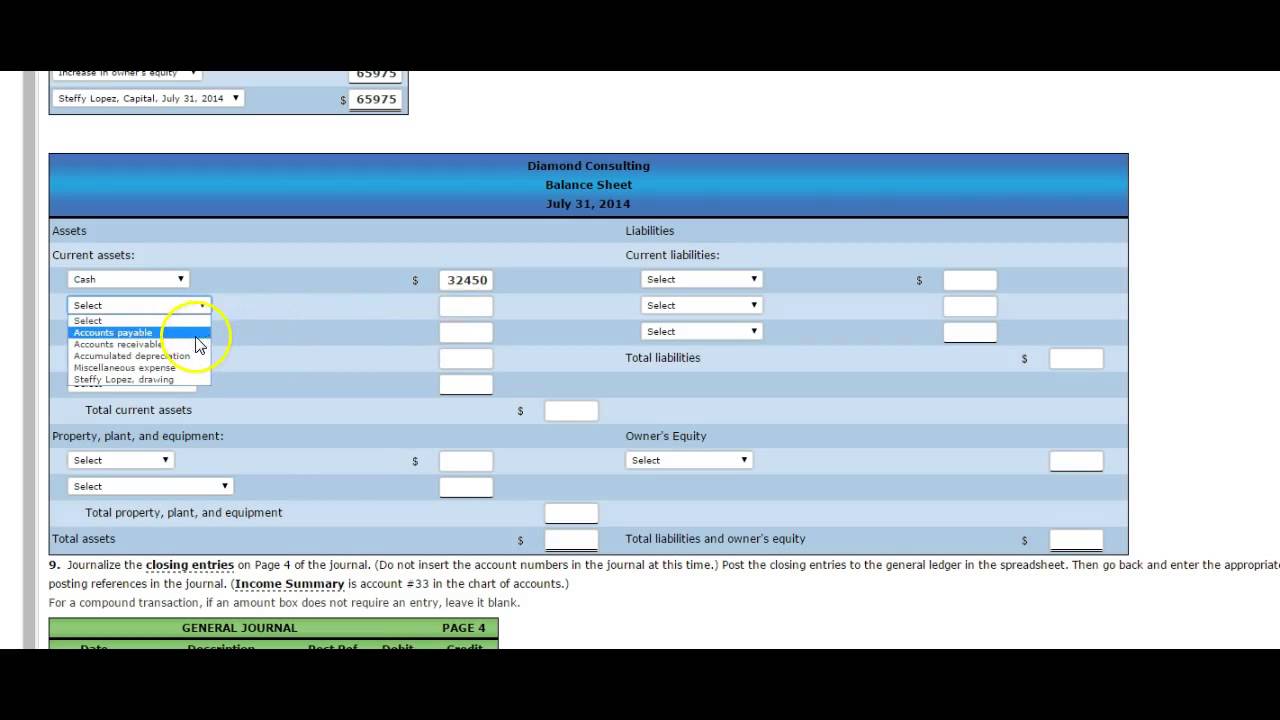 Pr 4-5 Cengage Financial Statements
