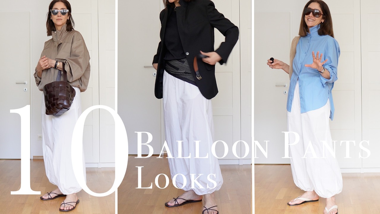 10 Ways to Style Balloon Pants for Smart Casual Looks