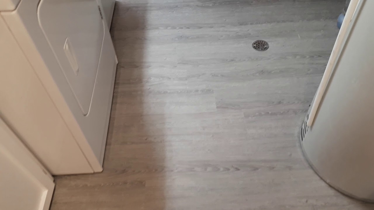 Flooring around floor drain