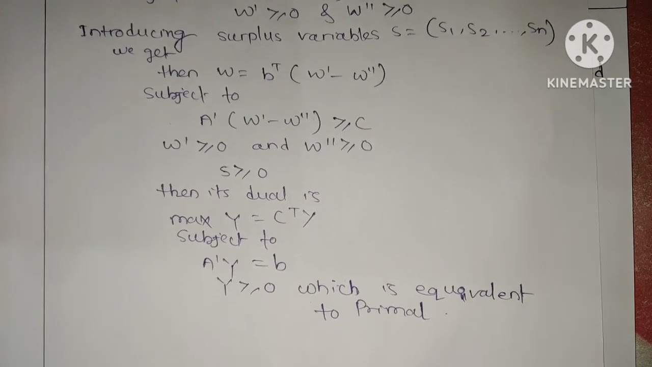 Optimization Techniques Handwritten Notes || Linear Programming Handwritten Notes | MSc Maths | PG